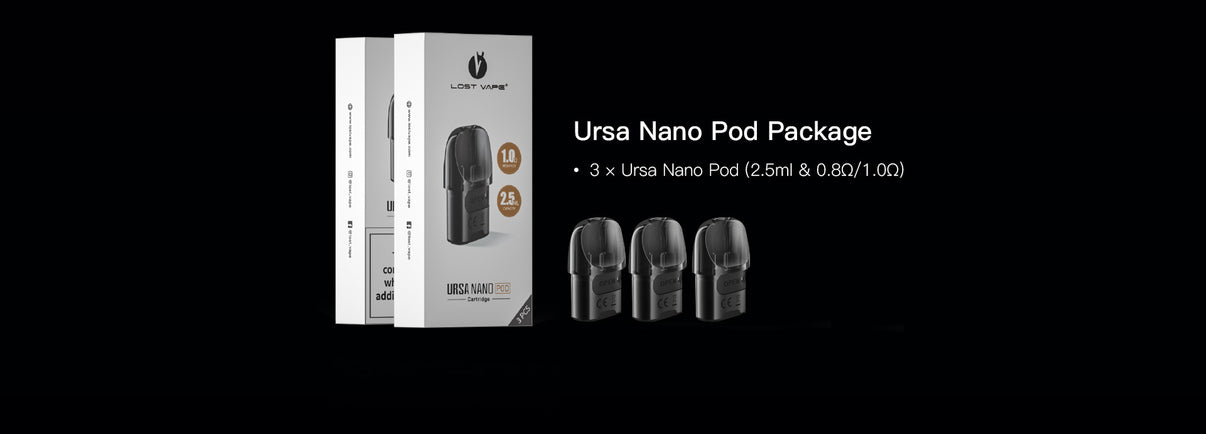 Lost Vape Ursa Nano Cartridge (3pcs per pack) – podsourcephilippines